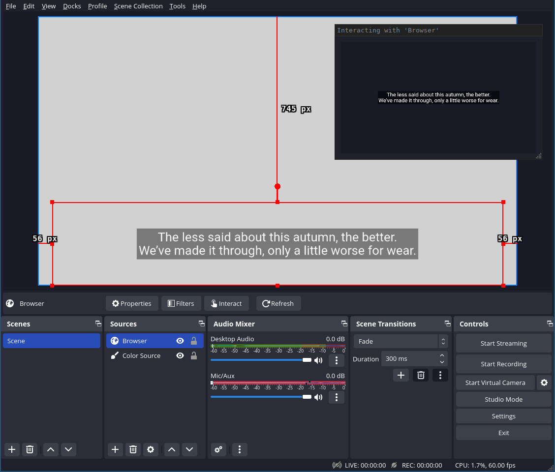 Broadcast open captions for pre-written scripts - eli's zone